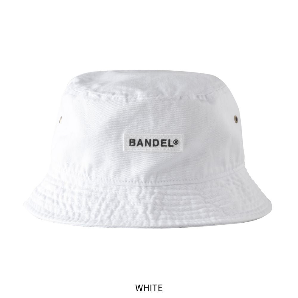 BANDEL バンデル バケットハット BANDEL LOGO BUCKETHAT BG-LGBH WHITE ホワイト