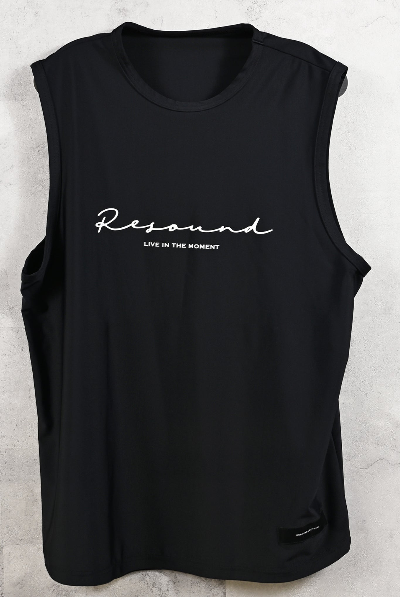 RESOUND CLOTHING リサウンド クロージング | ノースリーブ タンクトップ おしゃれ かっこいい メンズ 吸湿発散 サラッとした肌触り ラッシュガード ブラック ホワイト ...